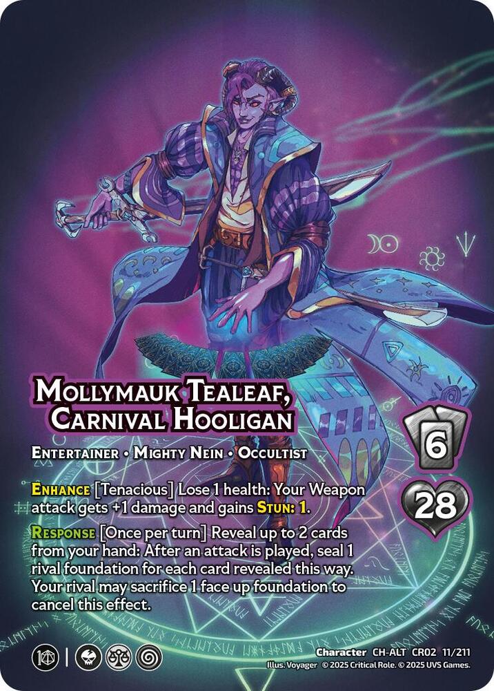 Mollymauk Tealeaf, Carnival Hooligan ALTER - Mundo Magic Fantasy